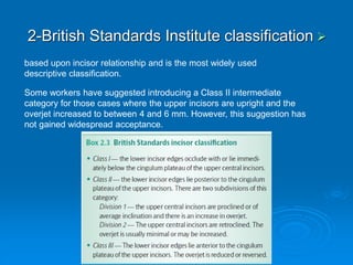 Ch2 lec2 orthodontics "Classifications " | PDF