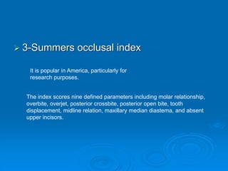 Ch2 lec2 orthodontics "Classifications " | PDF