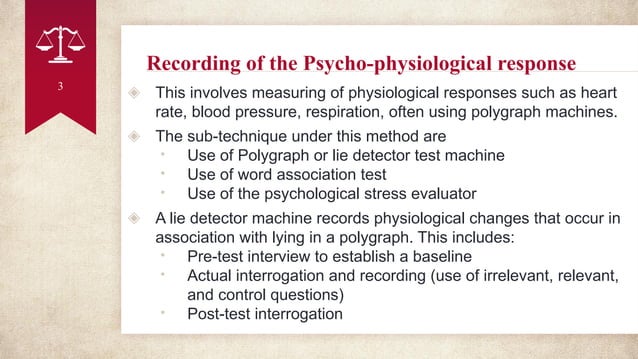 Ch 2 Legal Med On Deception Detection Pptx