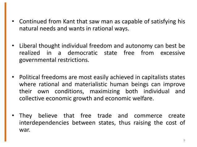 Liberalism | PPTX | Political Issues & policy | Politics