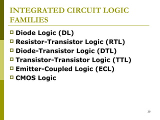 Logic Design - Chapter 2: Logic Gates | PPT