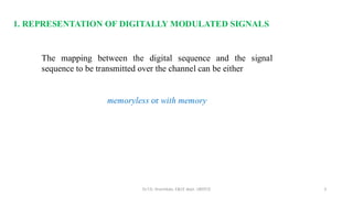 CH2 M1 Modulation Adavnced Digital Communication systems | PDF