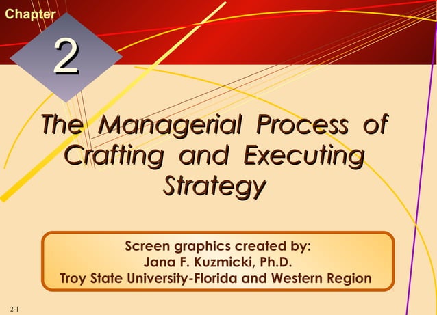 Managerial process of crafting strategy | PPT