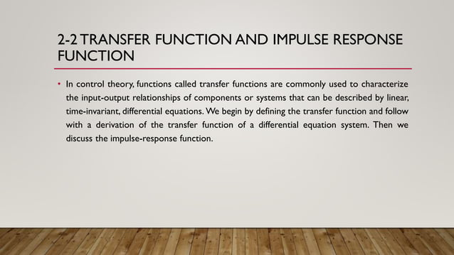 Ch2 mathematical modeling of control system | PPT Ch2 mathematical modeling of control system | PPT