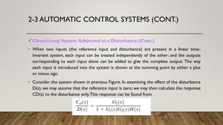 Ch2 mathematical modeling of control system | PDF | Physics | Science