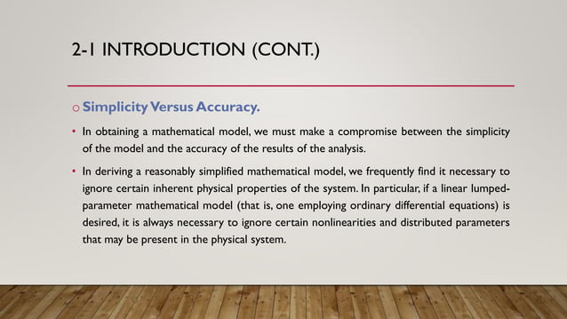Ch2 mathematical modeling of control system | PPT Ch2 mathematical modeling of control system | PPT