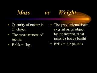 Ch 2 mechanics, motion, gravity | PPT