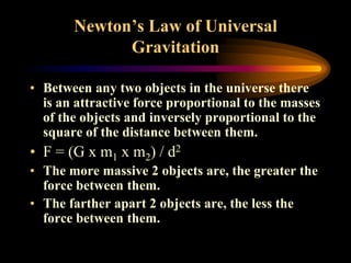 Ch 2 mechanics, motion, gravity | PPT