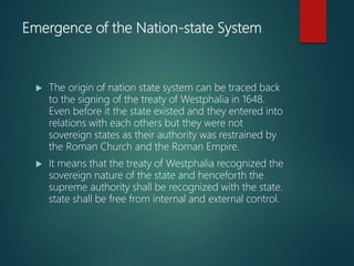 Ch2 nation state system | PPT