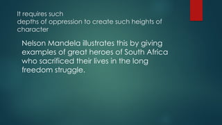 Ch 2 Nelson Mandela life vison information | PPTX