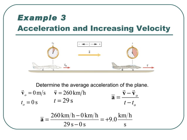 Ch 2 One Dimensional Kinematics | PPT