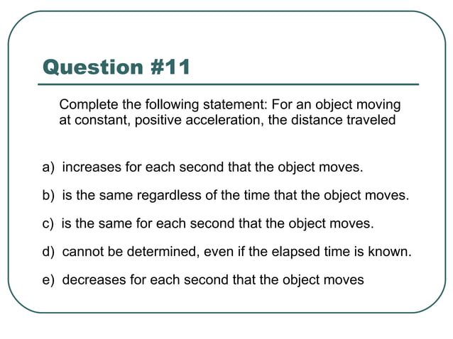 Ch 2 One Dimensional Kinematics | PPT