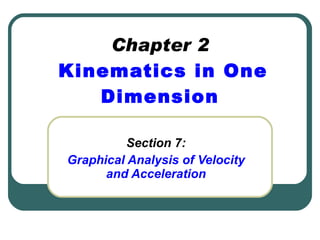Ch 2 One Dimensional Kinematics | PPT