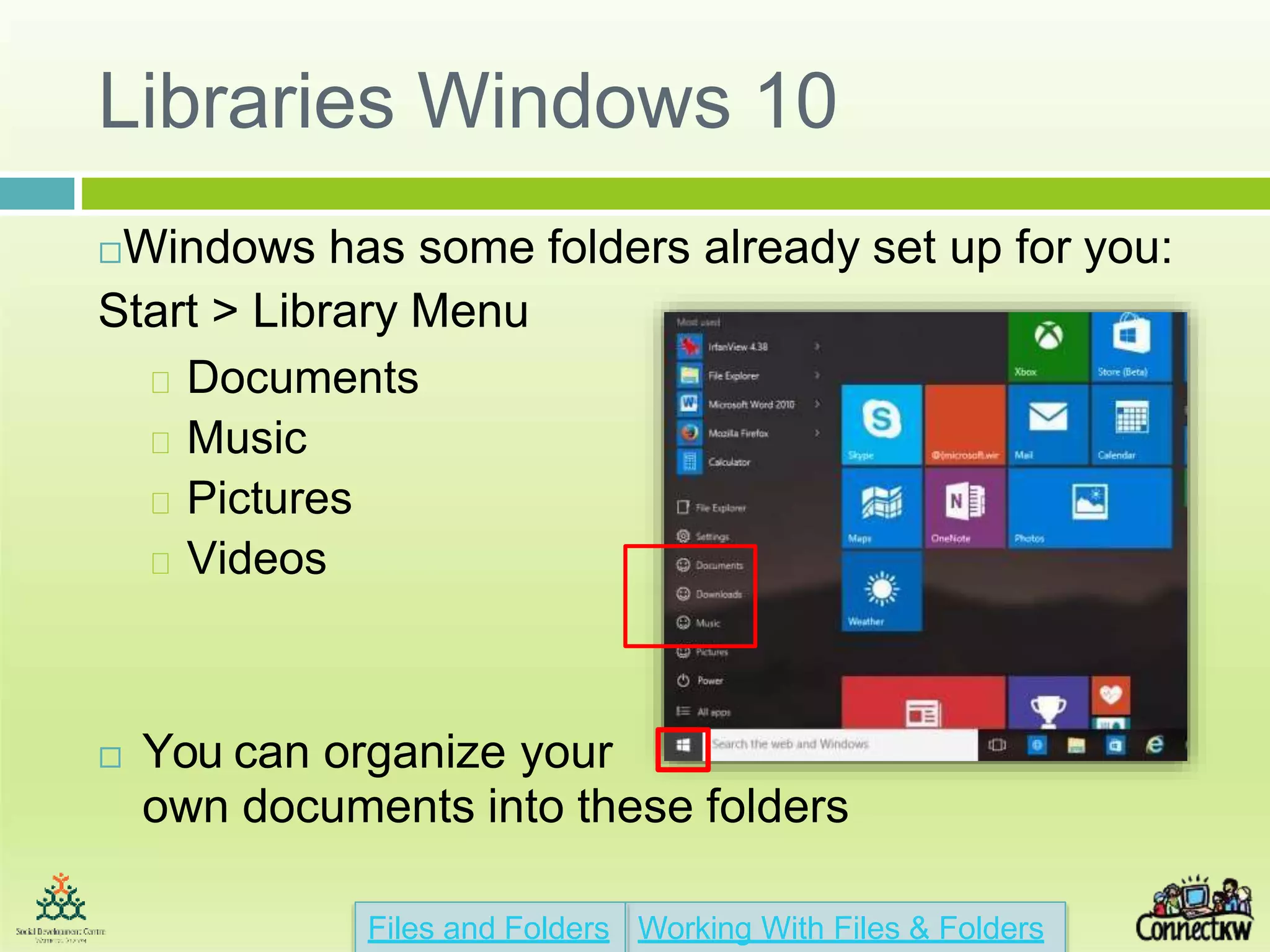 Managing files and folder in windows 10 | PPTX