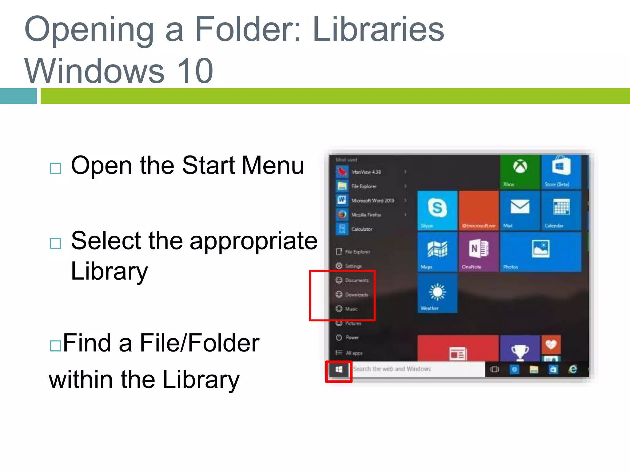 Managing files and folder in windows 10 | PPTX