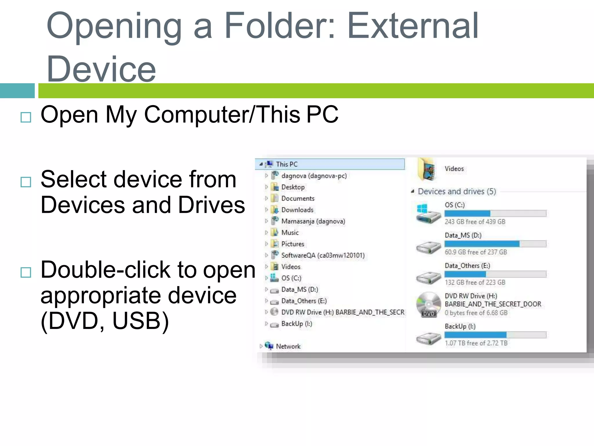 Managing files and folder in windows 10 | PPTX