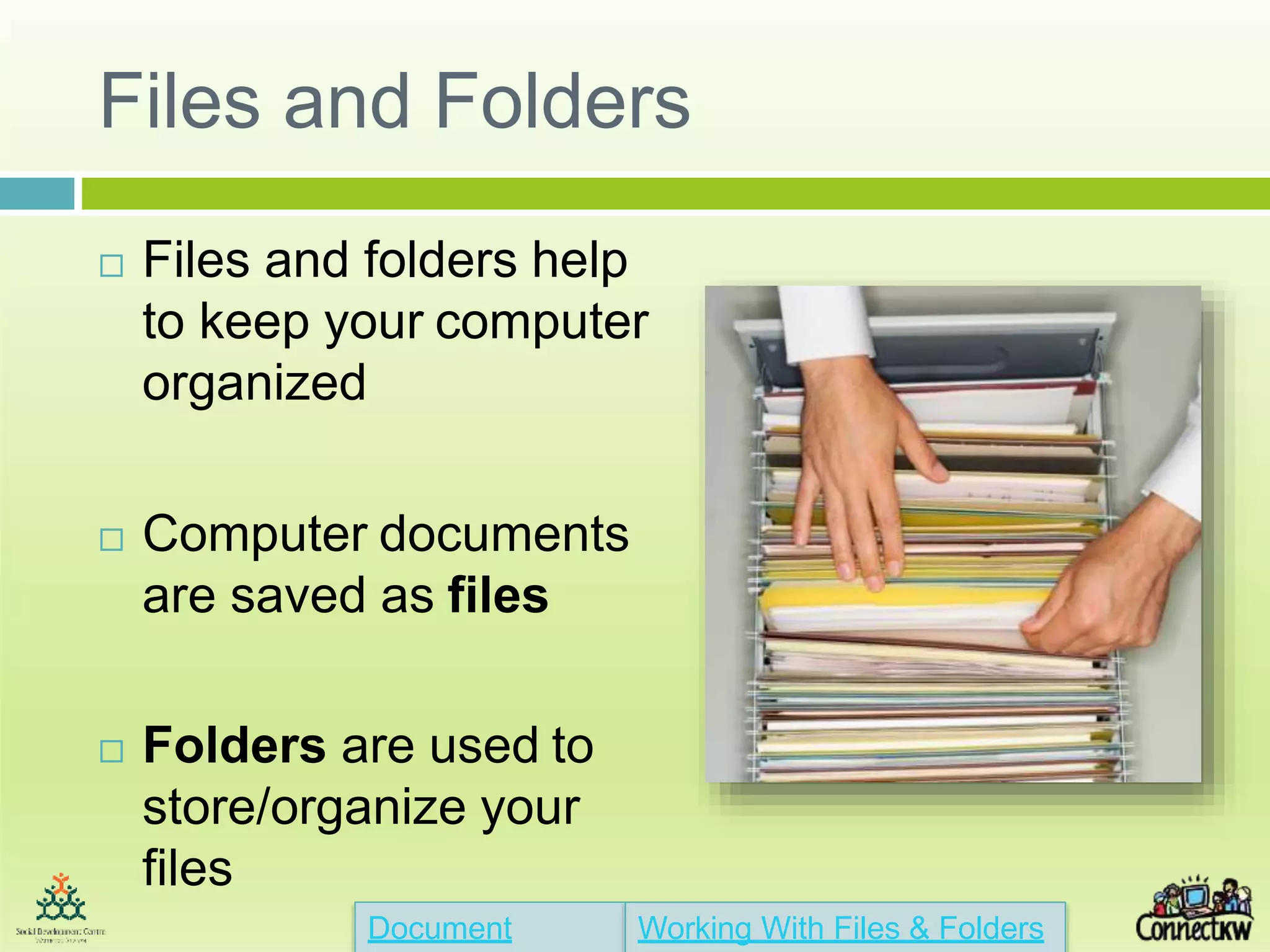 Managing Files And Folder In Windows 10 Pptx Operating Systems 9101