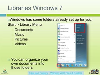 Managing files and folder in windows 10 | PPTX