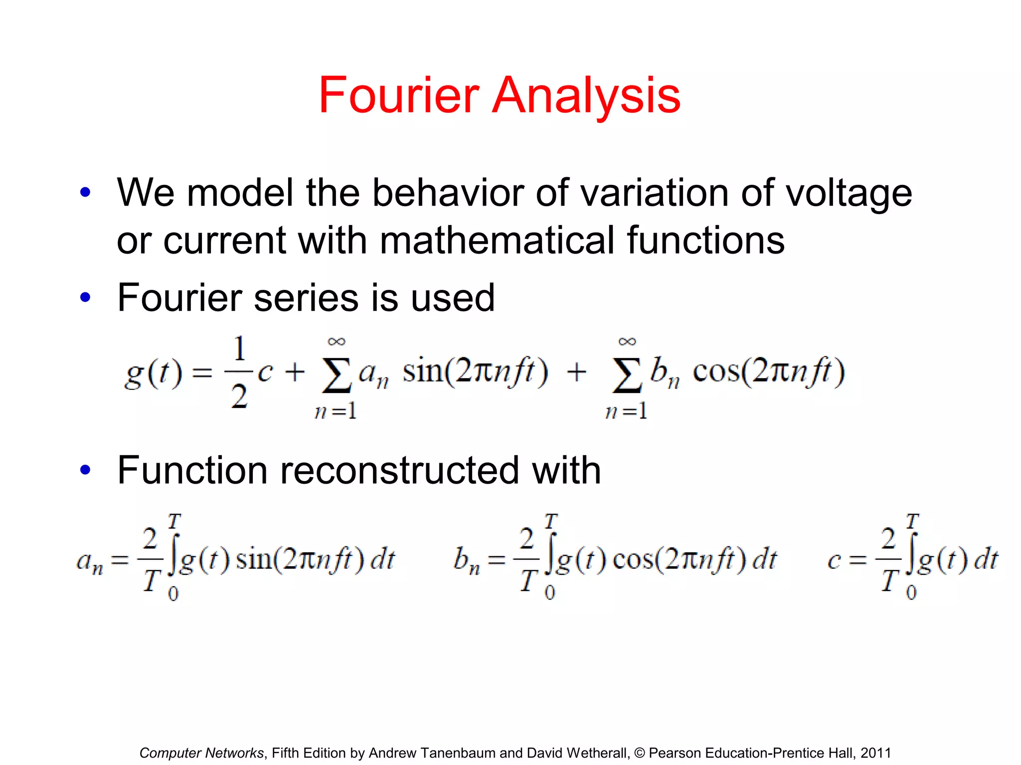 Ch:2 The Physical Layer | PPT