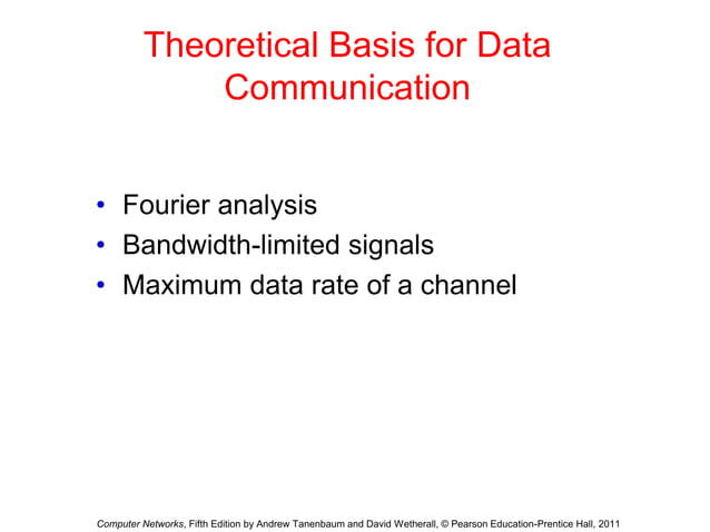 Ch:2 The Physical Layer | PPT