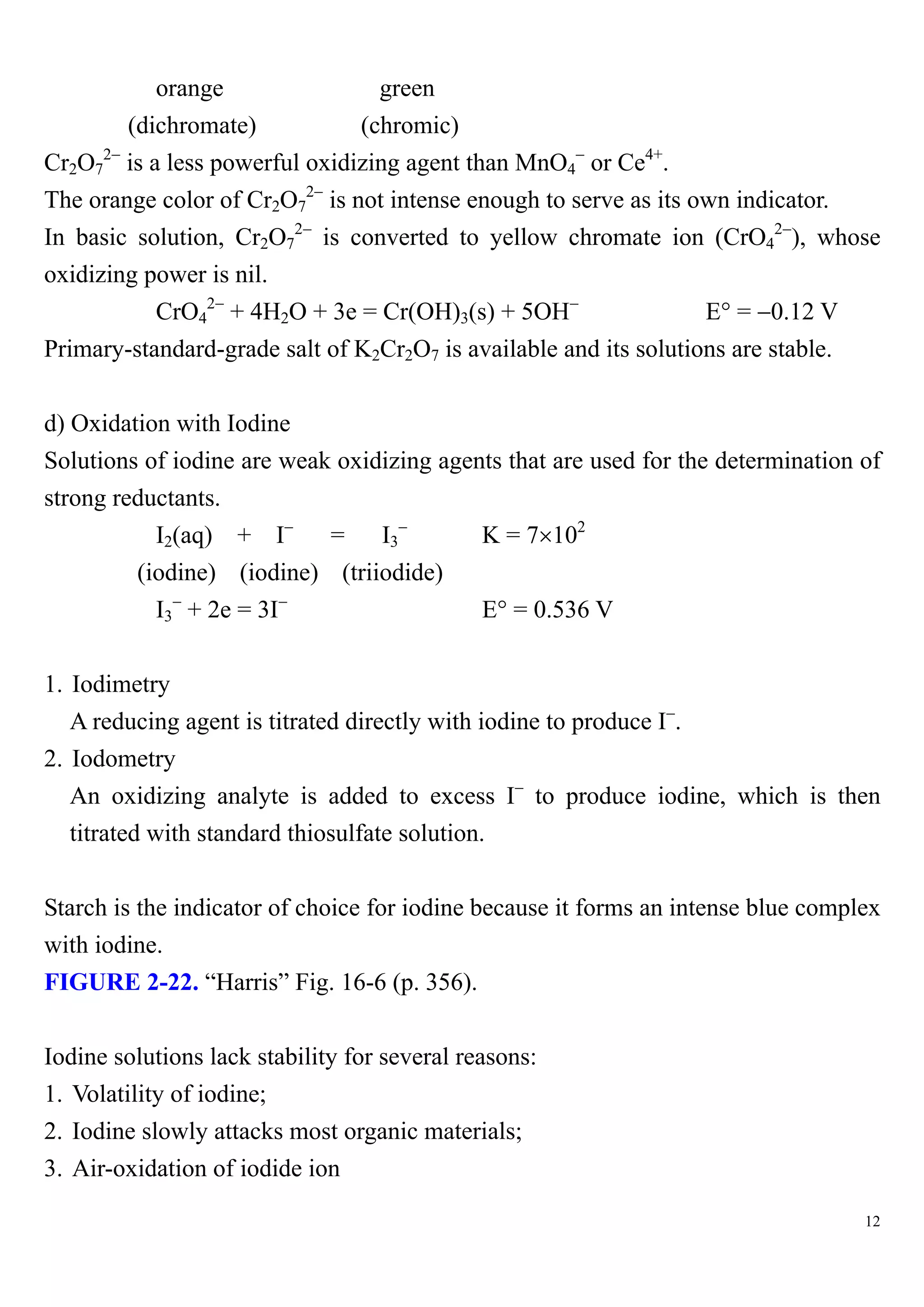 Ch2 potentiometry and redox titrations | PDF