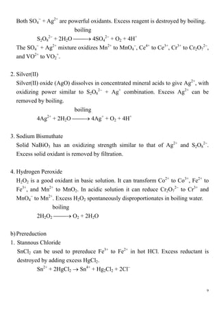 Ch2 potentiometry and redox titrations | PDF