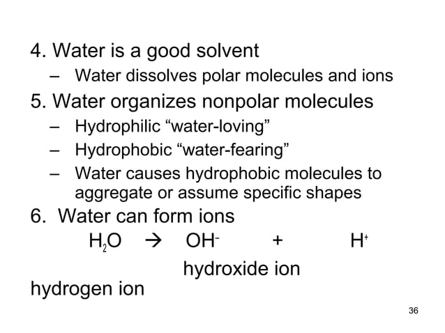 Ch 2 PowerPoint Biology 201 | PPT