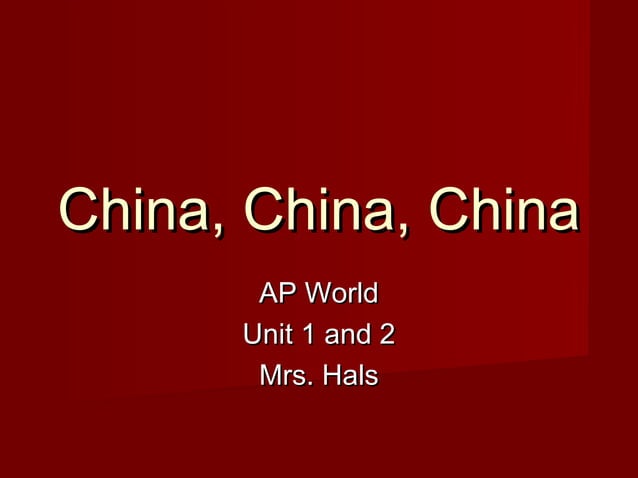 Ch 2 ppt early and classical china | PPT | Genealogy and Ancestry ...