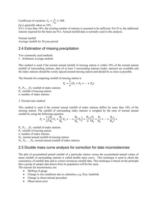 Ch2 precipitation | PDF