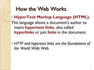Ch2 presenting the internet. | PPT