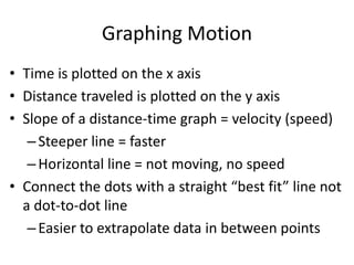 describing motion | PPTX | Physics | Science