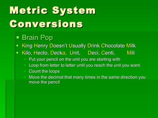 Physical Science Ch2: sec1 | PPT