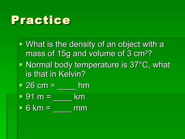 Physical Science Ch2: sec1 | PPT