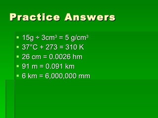 Physical Science Ch2: sec1 | PPT