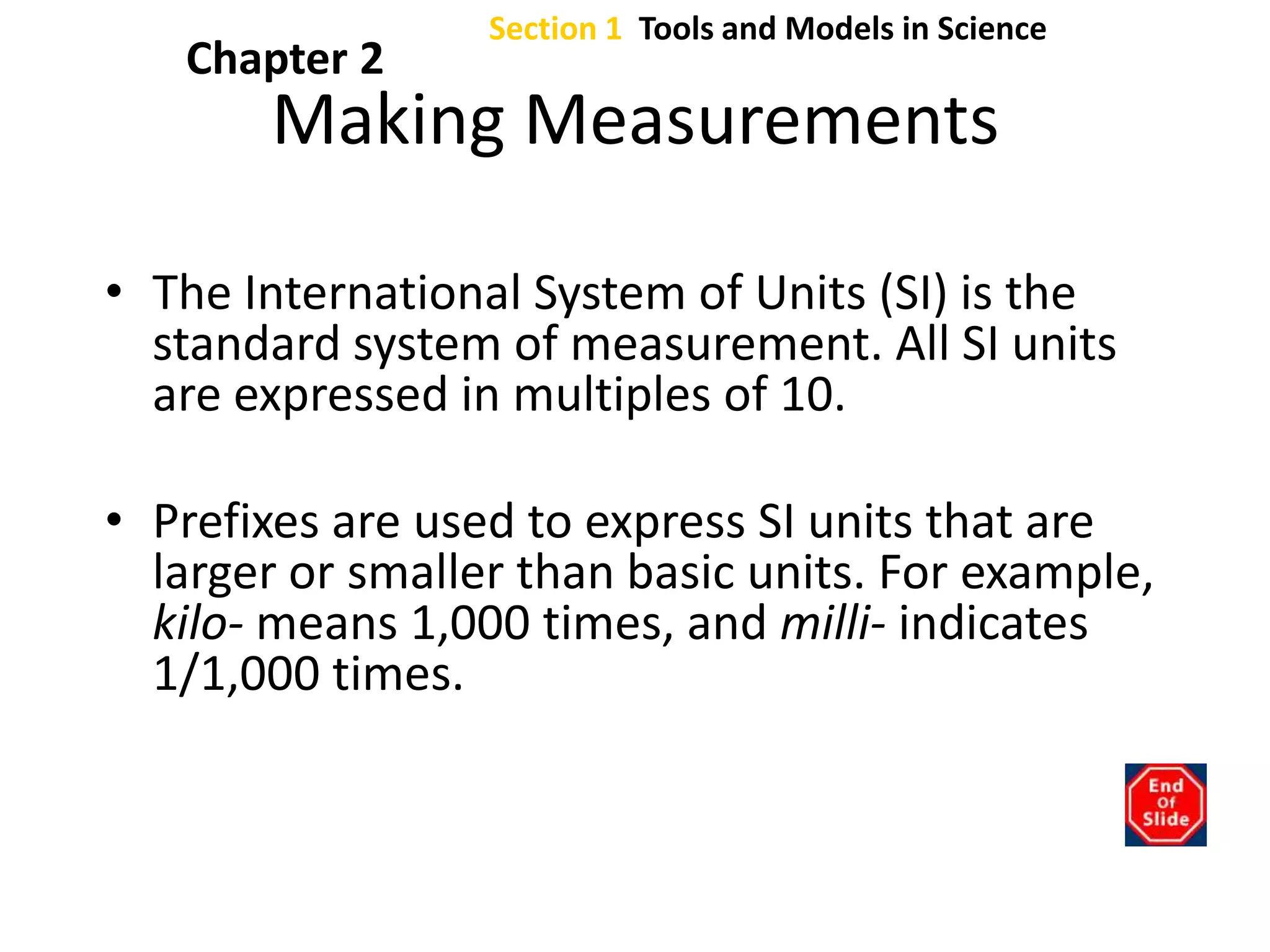 Physical Science Ch 2, sec 1 tools in science | PPTX