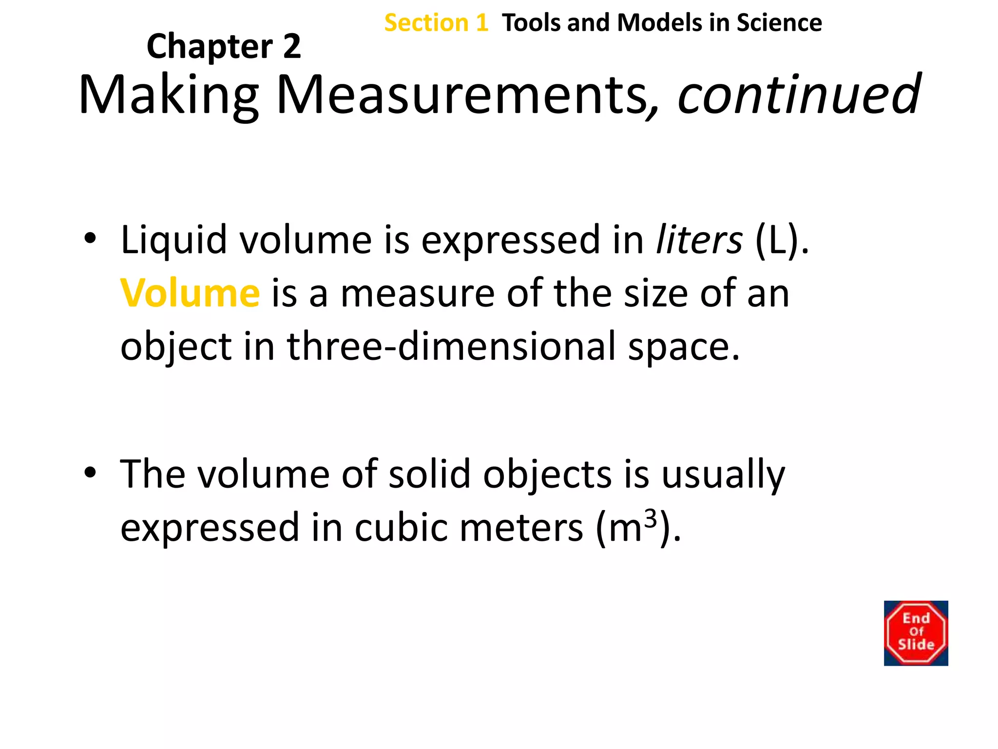 Physical Science Ch 2, sec 1 tools in science | PPT
