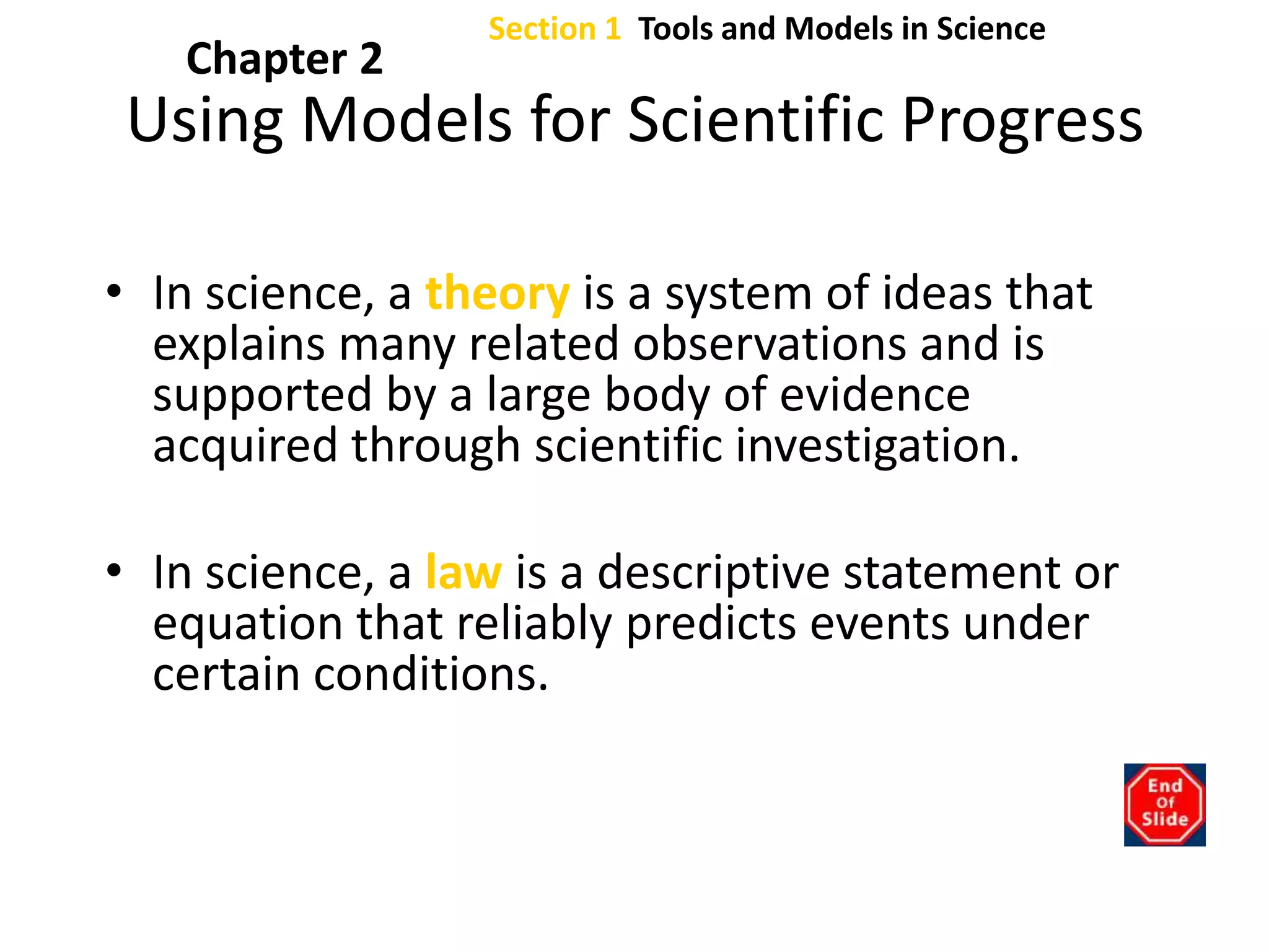 Physical Science Ch 2, sec 1 tools in science | PPT