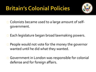 U.S. Government -- Chapter 2, Section 2 "The Coming of Independence" | PPTX