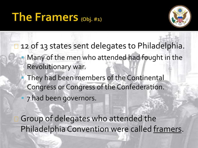 U.S. Government -- Chater 2,Section 4 "Creating the Constitution ...