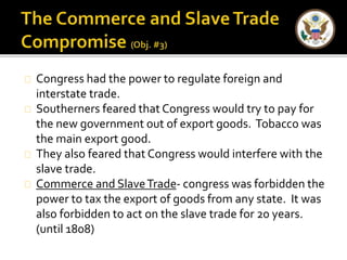 Commerce And Slave Trade Compromise