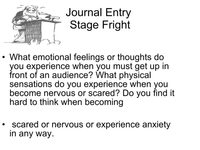 Ch 2 speech stage fright | PPT