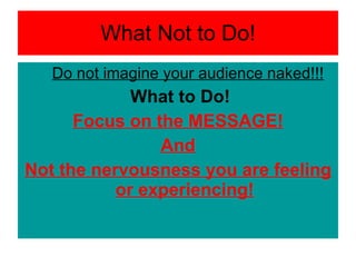 Ch 2 speech stage fright | PPT