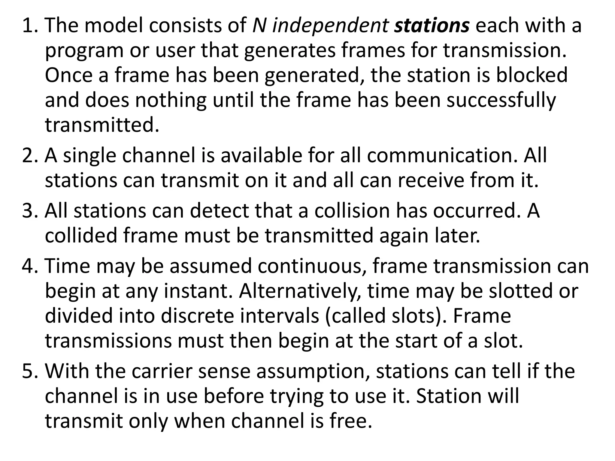 The medium access sublayer | PPTX