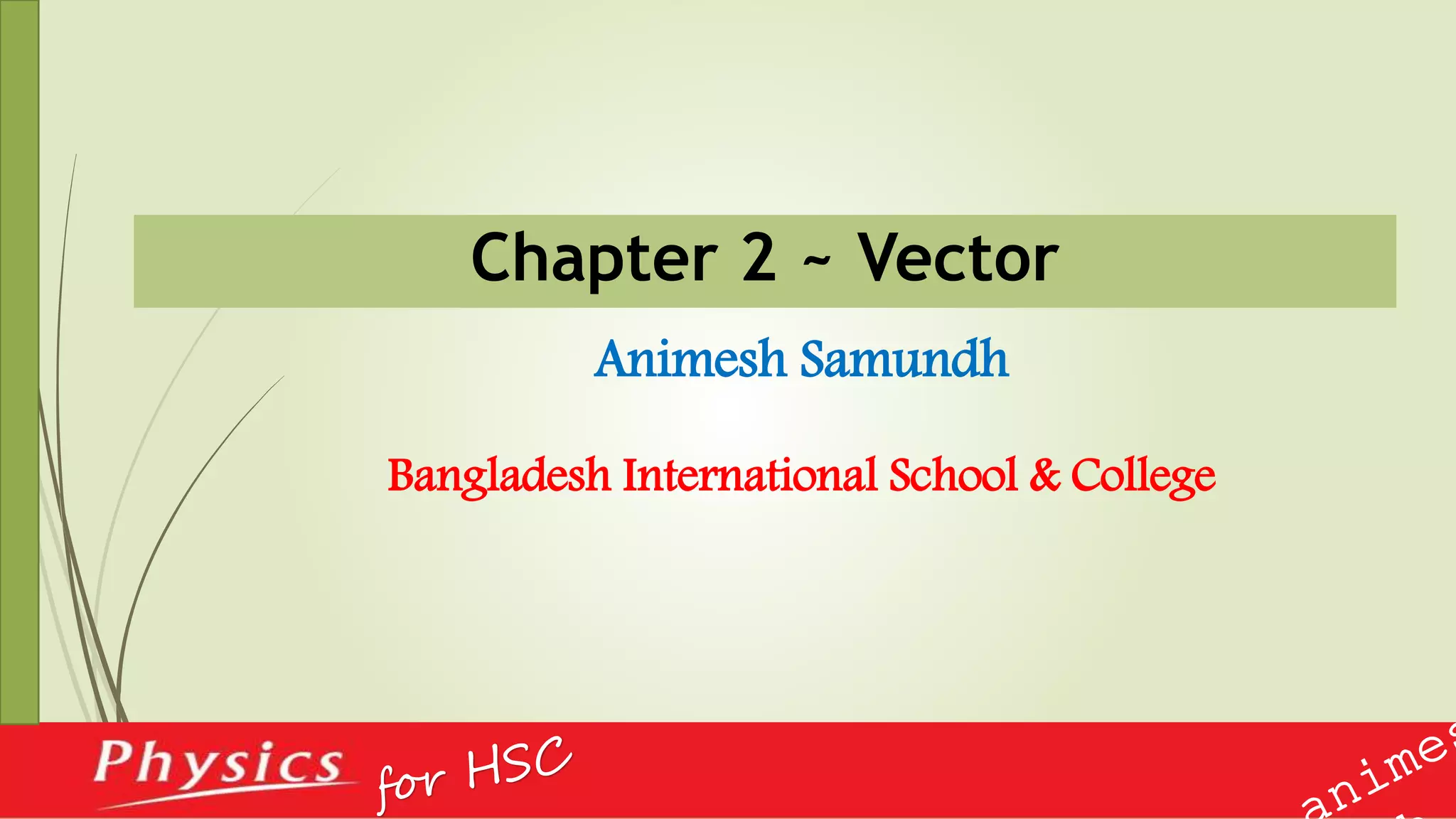 Ch 2 ~ vector | PPSX