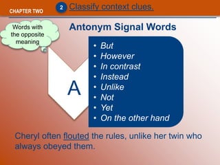 Vocabulary and Dictionary Skills | PPTX