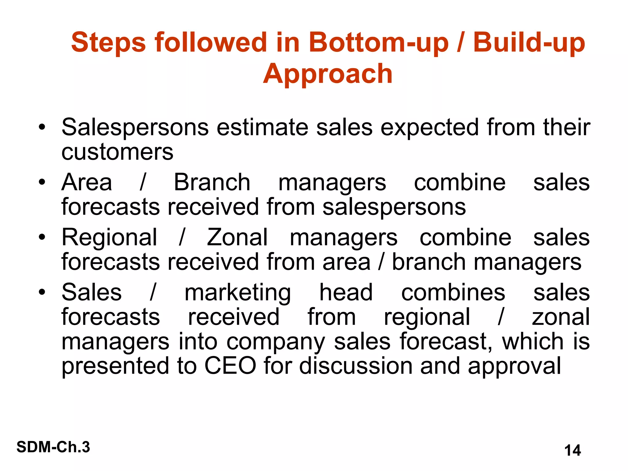 Ch3: Planning, Sales Forecasting, and Budgeting | PPT
