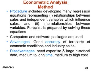 Ch3: Planning, Sales Forecasting, and Budgeting | PPT