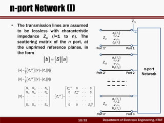 RF Circuit Design - [Ch3-1] Microwave Network | PDF