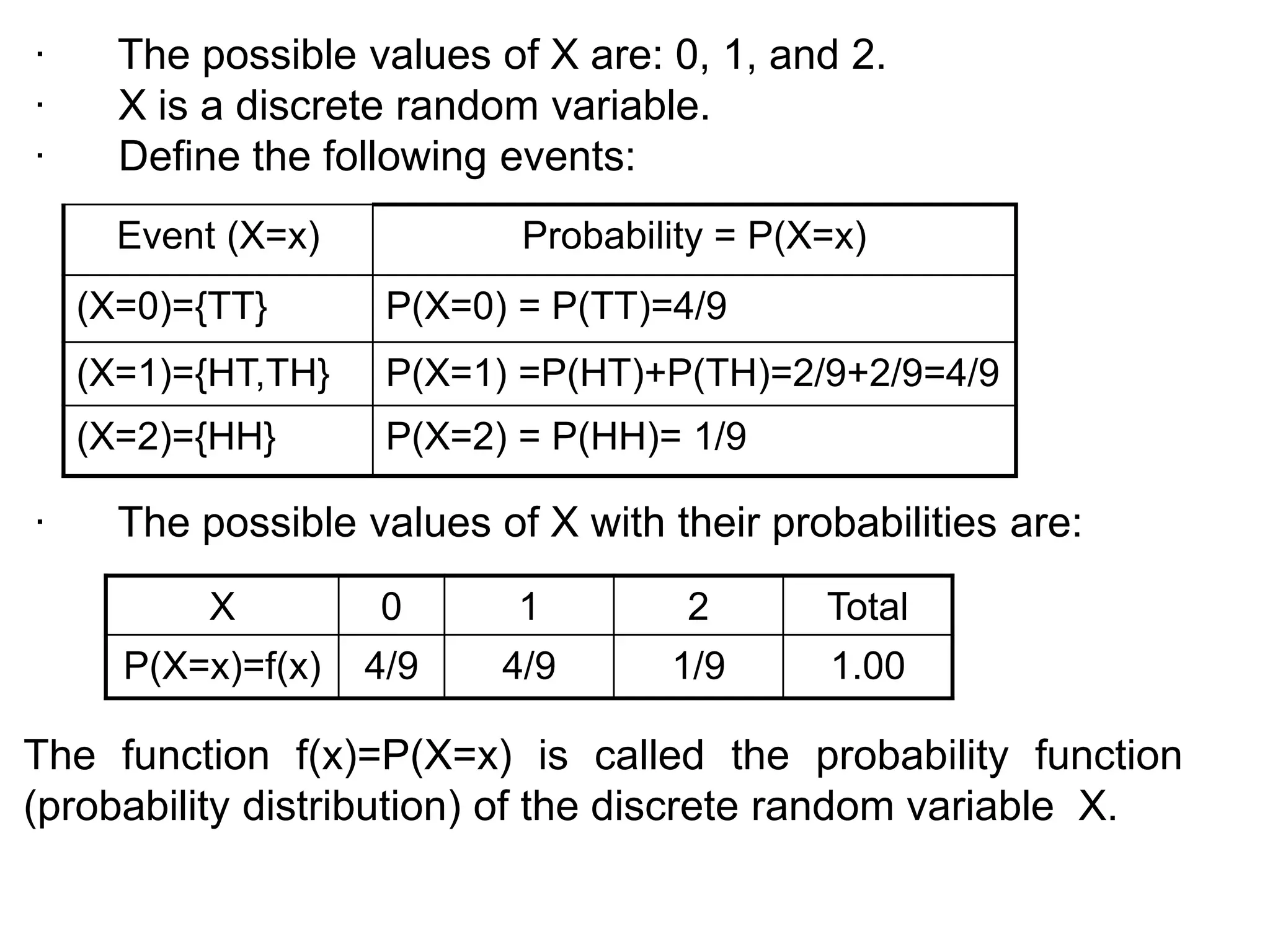Chapter 3 – Random Variables and Probability Distributions | PPT