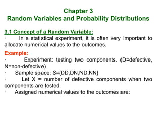 Chapter 3 – Random Variables and Probability Distributions | PPT